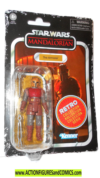 star wars action figures ARMORER Mandalorian retro moc ...