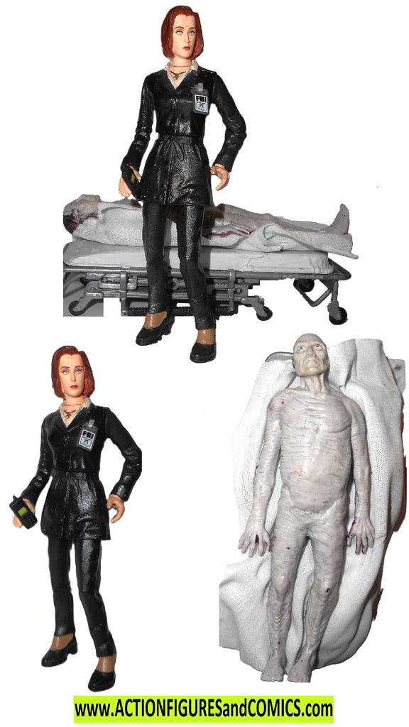 X-FILES action figures DANA SCULLY Alien gurny1988 tv show ...