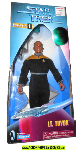 Star Trek TUVOK 9 inch Voyager BLUE playmates vulcan moc mip ...
