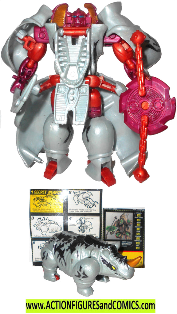 transformers RHINOX 1997 Fox Kids repaint walmart beast wars ...