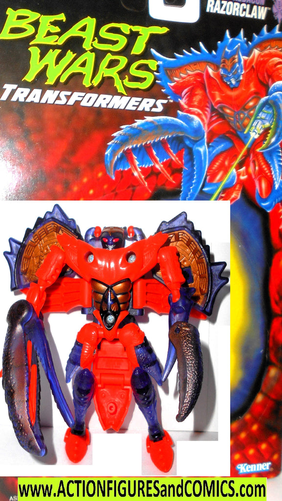 Transformers beast wars RAZORCLAW 1996 Crab crustation full ...