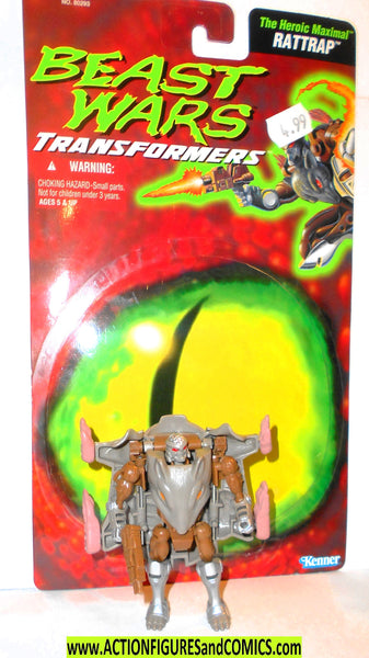 Transformers beast wars RATTRAP 1996 rat mouse full ...