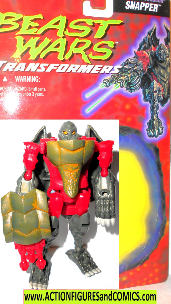 Transformers beast wars SNAPPER 1996 vintage full card ...