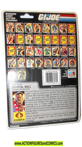gi joe CRYSTAL BALL 1987 v1 vintage gijoe moc – ActionFiguresandComics