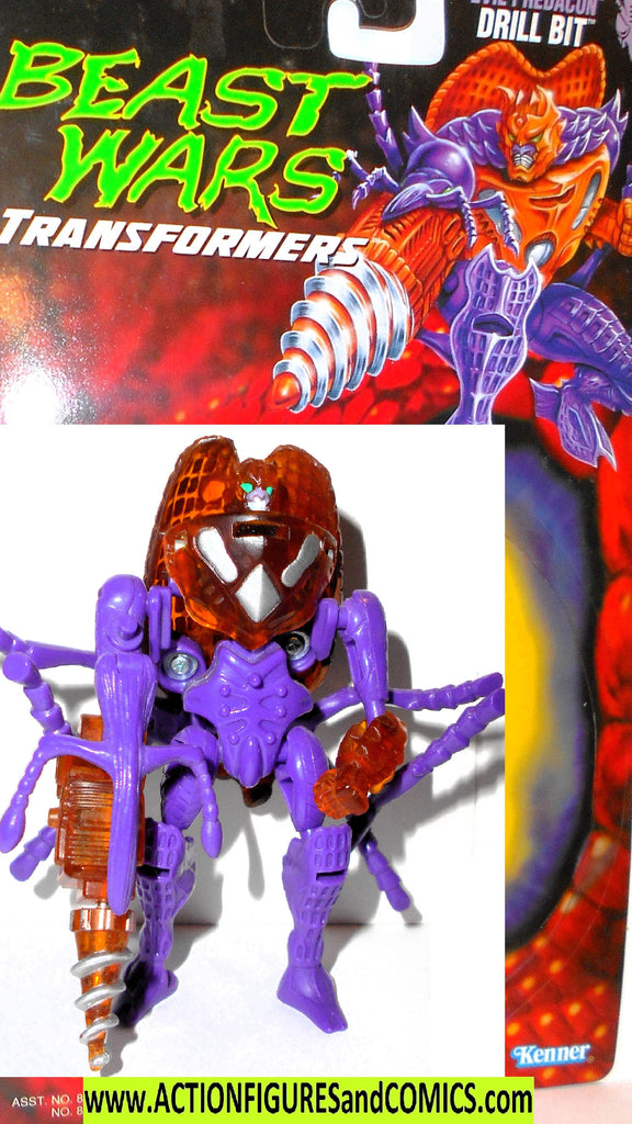 Transformers beast wars DRILLBIT 1996 insecticon insect bug – ActionFiguresandComics