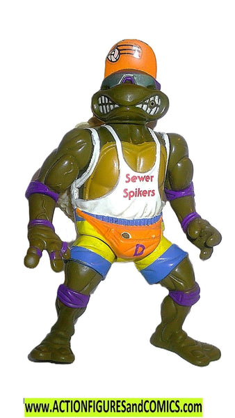 teenage mutant ninja turtles DONATELLO 1992 spike volley spittin ...