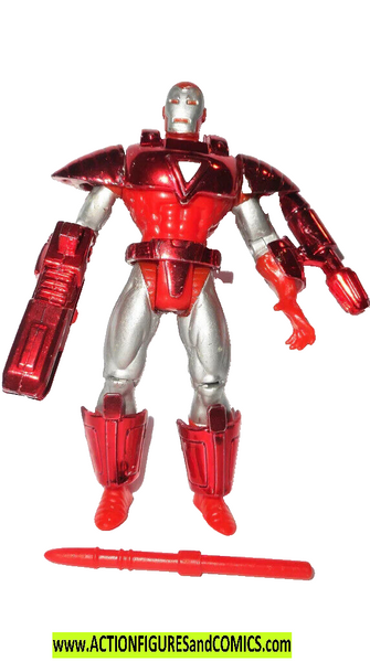 Iron man SILVER CENTURION hologram armor 1995 marvel ...