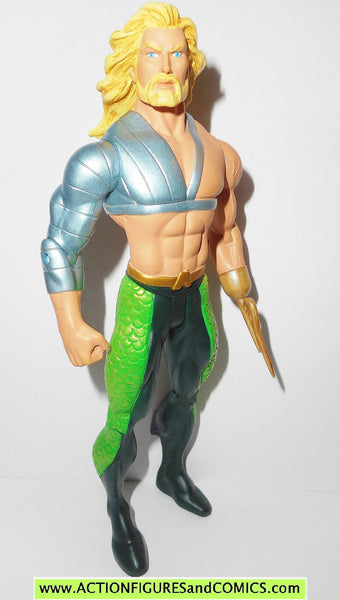 dc direct AQUAMAN JLA 2003 1990's 90's style harpoon hook hand action ...