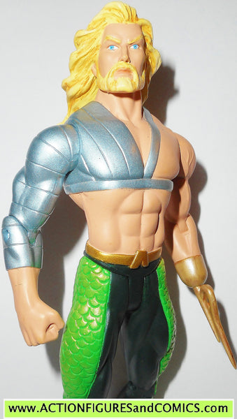 dc direct AQUAMAN JLA 2003 1990's 90's style harpoon hook hand action ...