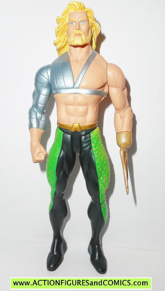 dc direct AQUAMAN JLA 2003 1990's 90's style harpoon hook hand action ...