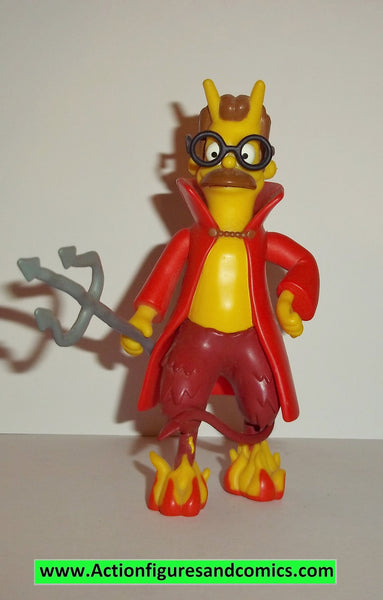 Simpsons NED FLANDERS DEVIL wos action figures complete ...