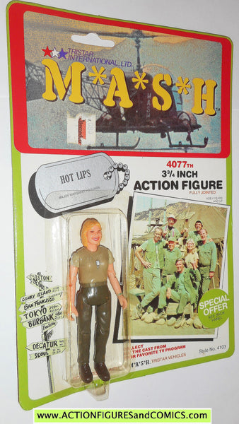 M*A*S*H* mash tv series action figures HOT LIPS 1982 moc action figure ...