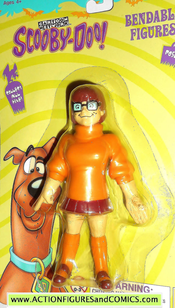 Scooby Doo VELMA DINKLEY bendable figures equity toys cartoon network ...