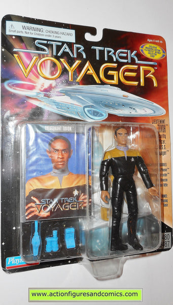 Star Trek TUVOK voyager 1996 playmates action figures toys moc ...