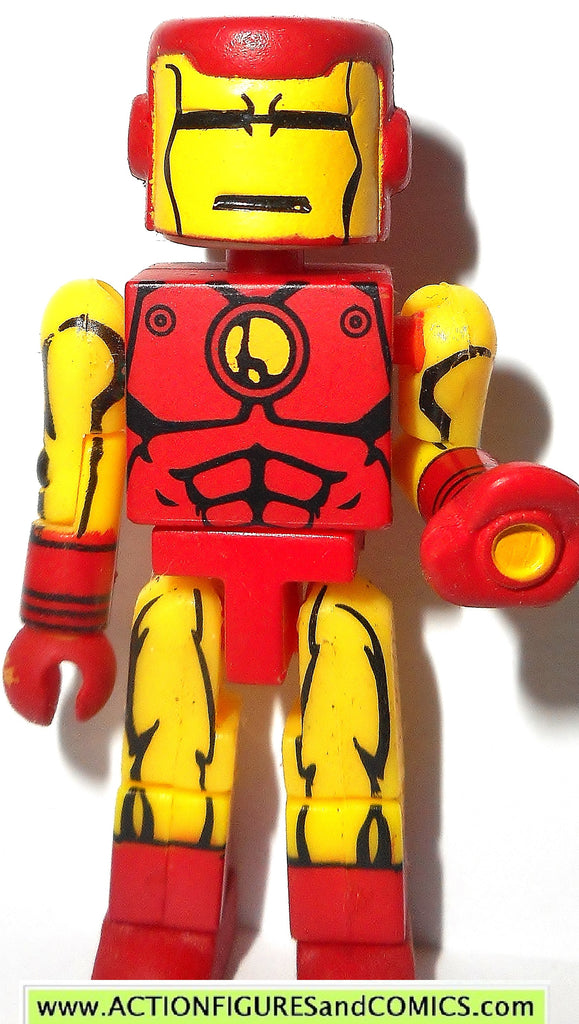 IRON MAN red yellow classic minimates action figure toy ...