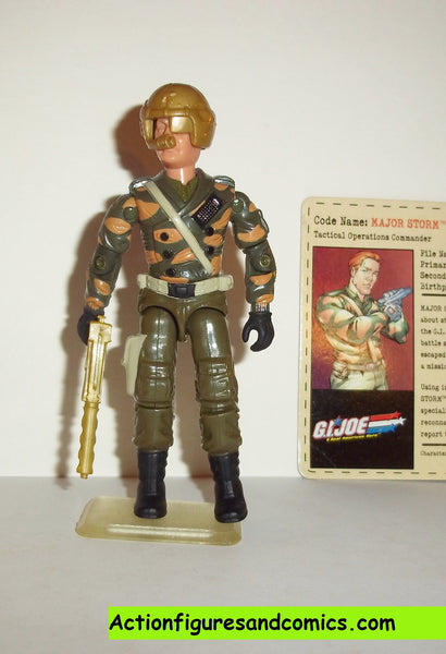 gi joe MAJOR STORM 2003 convention exclusive complete Operation Anacon ...