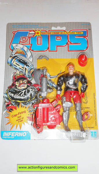 Cops 'n Crooks INFERNO c.o.p.s. hasbro toys 1988 vintage action figure ...