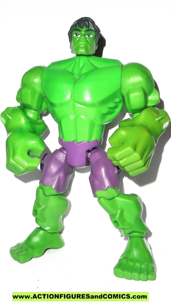 Marvel Super Hero Mashers HULK purple shorts 7 inch universe 2015 acti ...