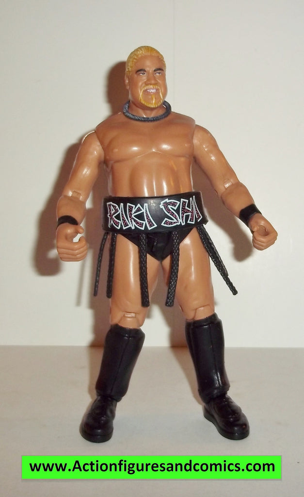 Wrestling WWE action figures RIKISHI jakks pacific wwf sunday night he ...