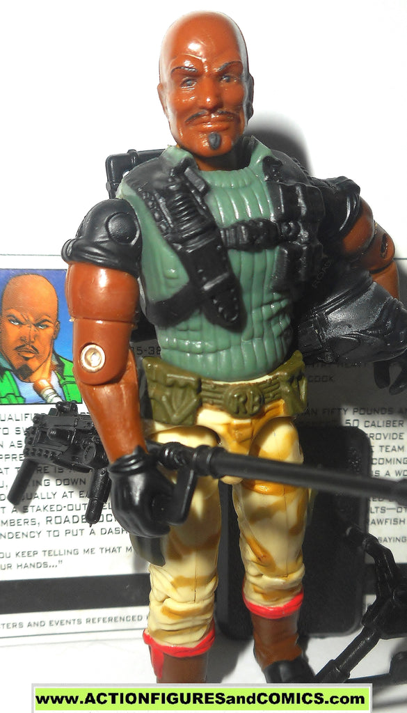 gi joe ROADBLOCK v13 2004 anti venom task force valor vs venom vvv toy ...