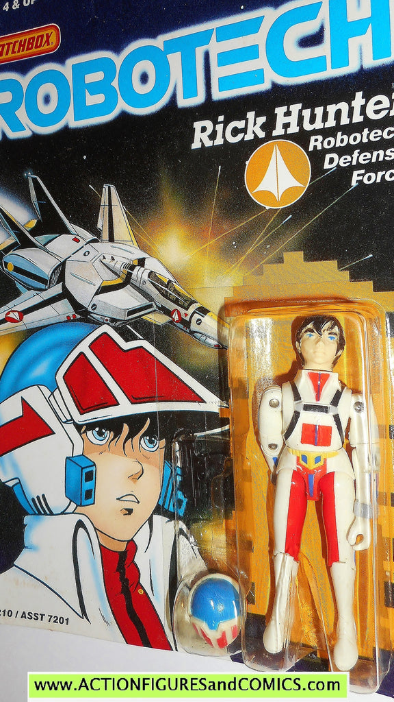 Robotech RICK HUNTER matchbox toys 1985 action figures moc ...