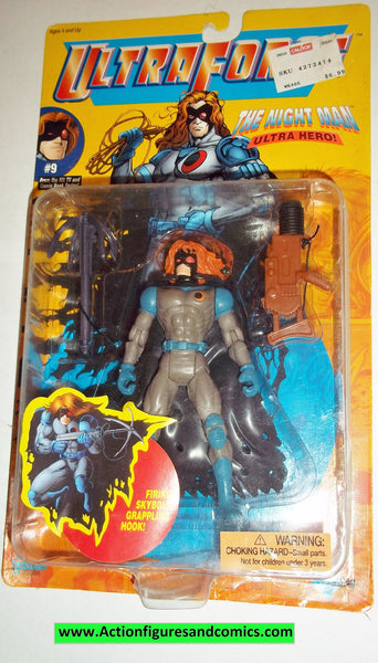 Ultraforce THE NIGHT MAN 1995 #9 galoob action figures moc mib mip ...