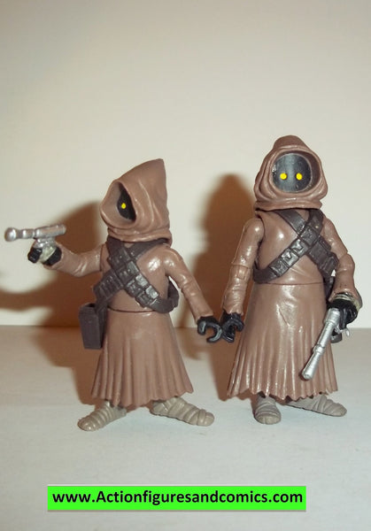 star wars action figures JAWAS jawa clone wars animated 2009 ...