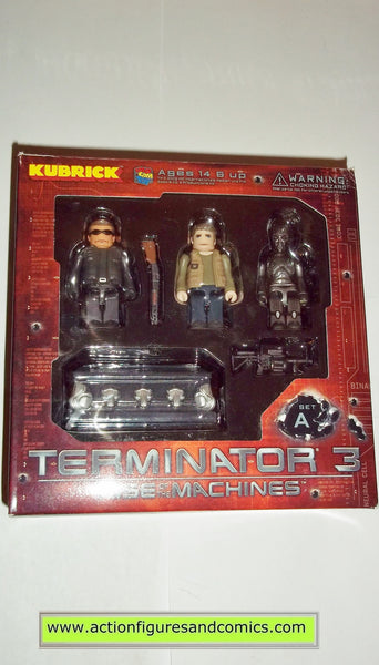 Terminator kubrick T-850 T-X JOHN CONNER COFFIN minimates medicom acti ...