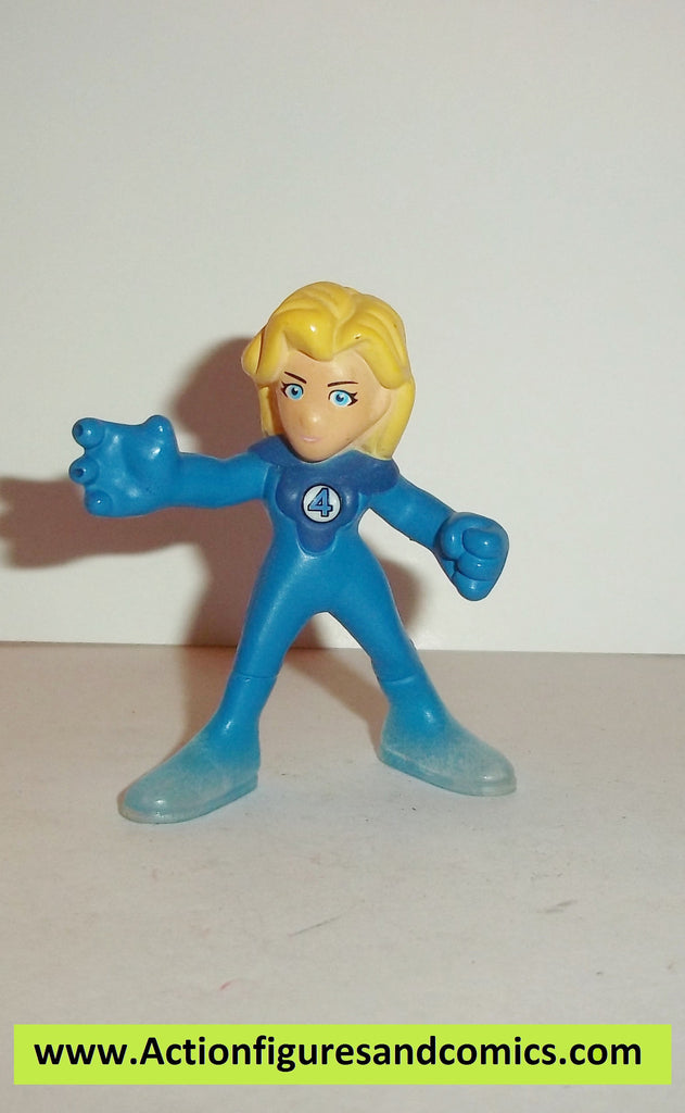 Marvel Super Hero Squad INVISIBLE WOMAN complete pvc action figures ...
