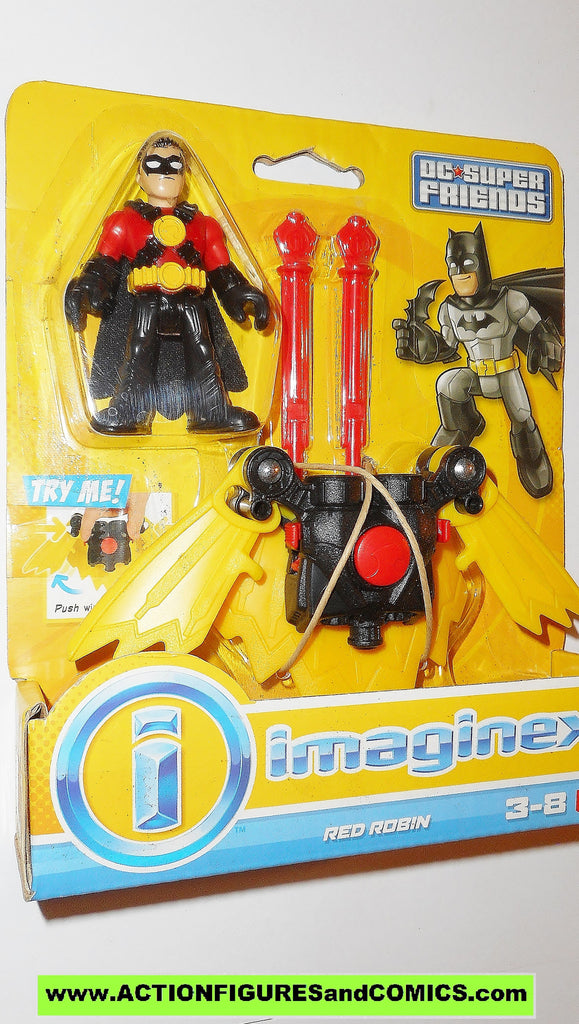 DC imaginext RED ROBIN batman fisher price justice league super friend ...