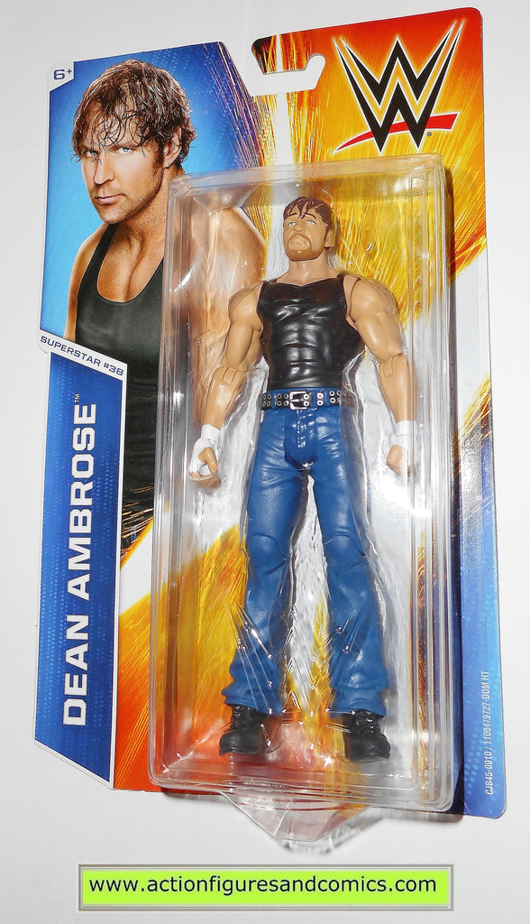 Wrestling WWE DEAN AMBROSE superstar 38 basic 2014 mattel toy action f ...