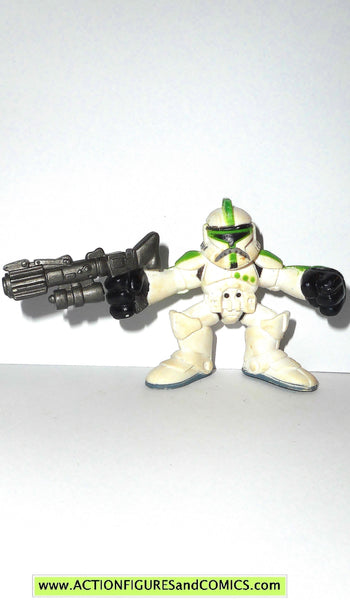 STAR WARS galactic heroes CLONE TROOPER green pvc – ActionFiguresandComics