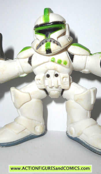 STAR WARS galactic heroes CLONE TROOPER green pvc – ActionFiguresandComics