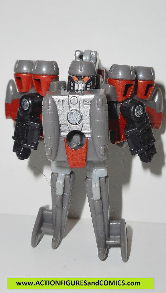 Transformers Armada GUNBARREL minicons 2002 military jet action figure ...