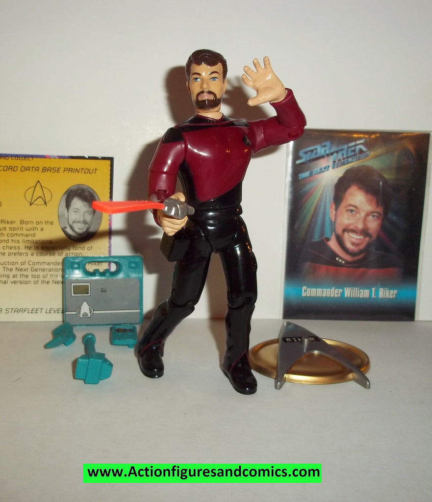Star Trek COMMANDER RIKER second sesaon uniform playmates complete act ...