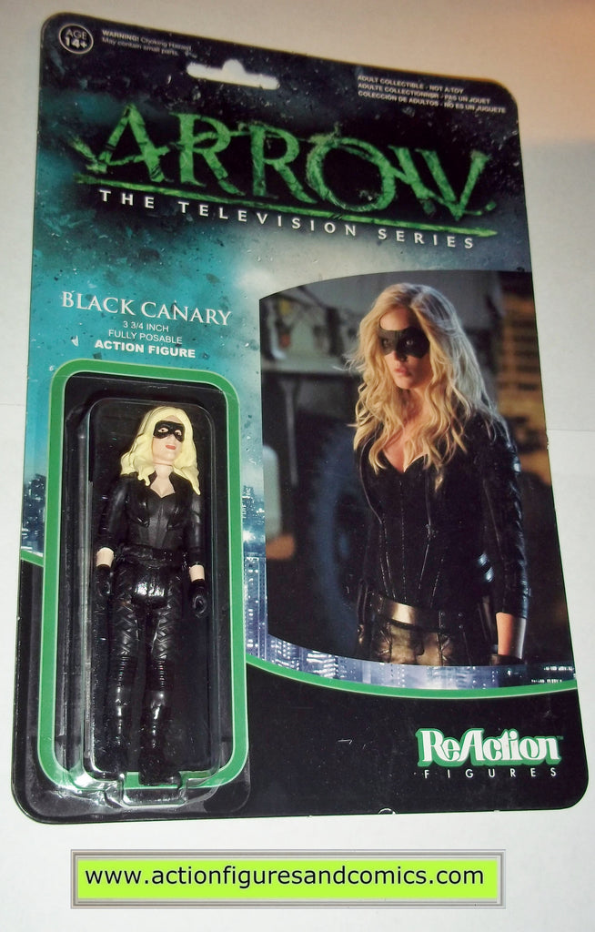 Reaction figures Arrow BLACK CANARY tv show green dc universe funko to ...