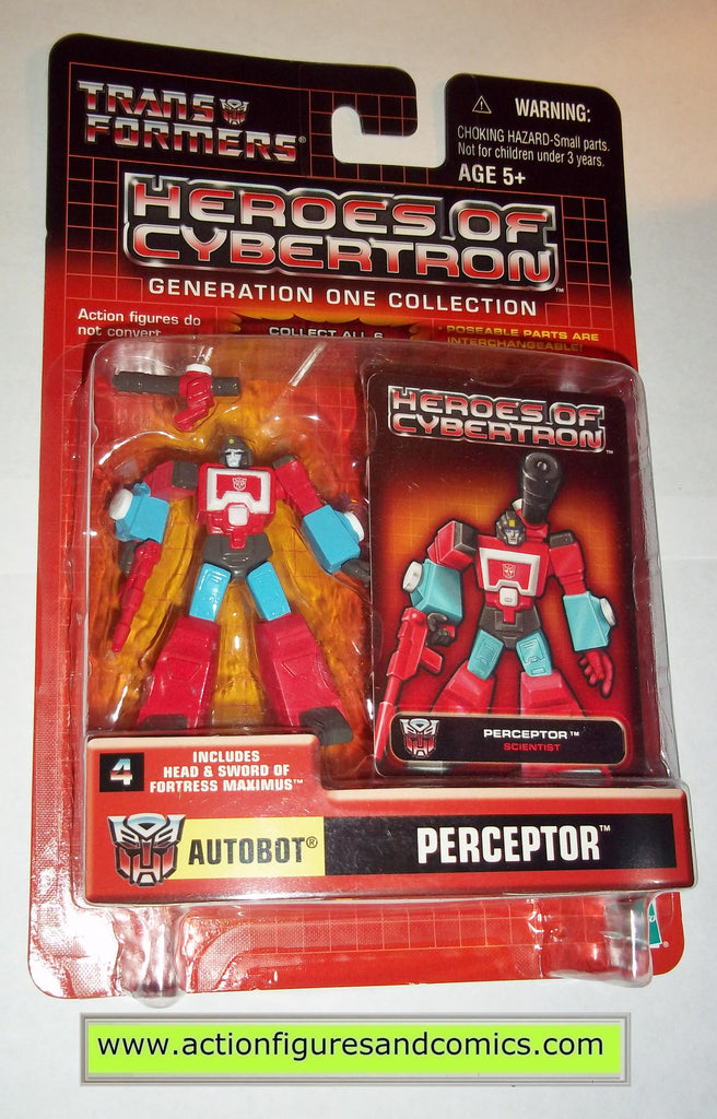 Transformers pvc PERCEPTOR microscope heroes of cybertron hoc hasbro t ...