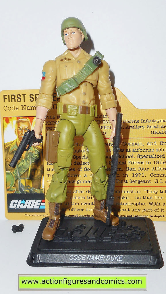 gi joe DUKE 2007 v23 25th anniversary BINOCULARS version complete ...