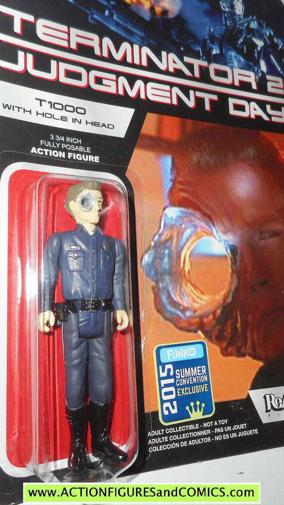 Reaction figures Terminator T1000 hole in head judgment day 2 movie ac ...