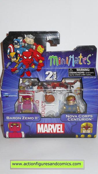 minimates BARON ZEMO II 2 NOVA CORPS CENTURION marvel universe action ...