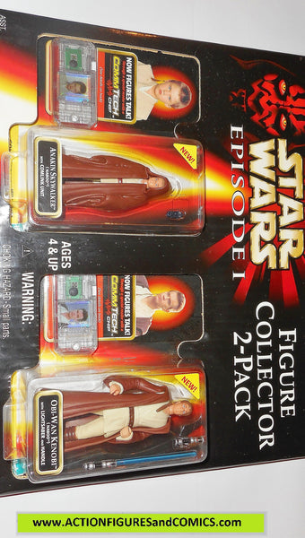 star wars action figures 2 PACK ANAKIN SKYWALKER OBI WAN KENOBI episod ...