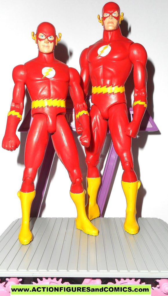 dc direct FLASH KID FLASH silver age Barry Allen Wally West COSMIC TRE ...