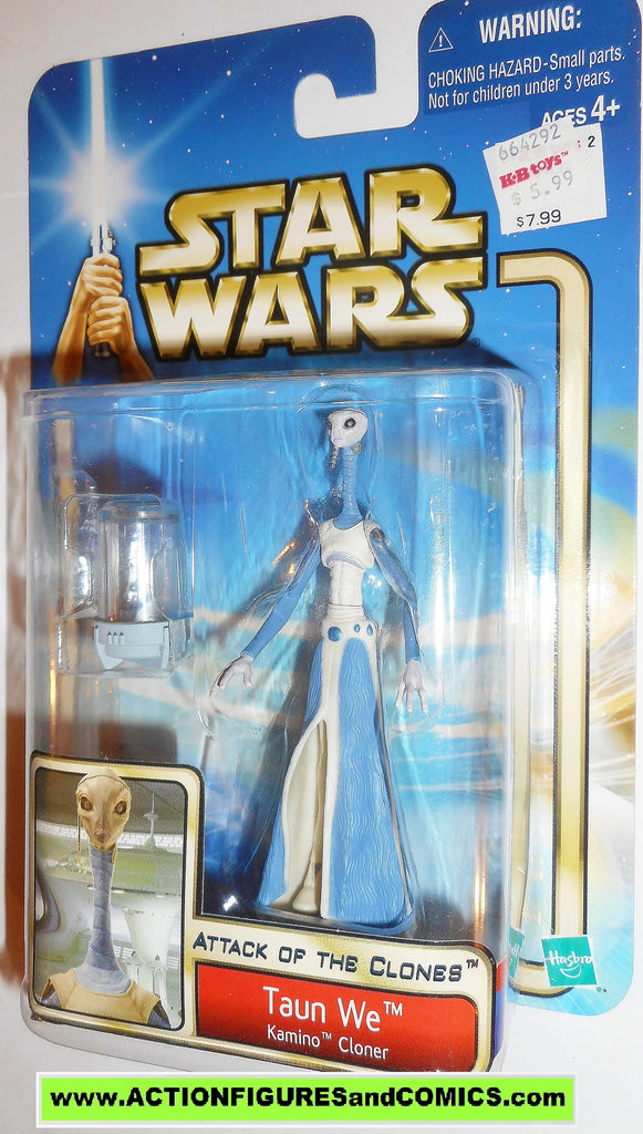 star wars action figures TAUN WE kamino cloner 2002 Attack of the clon ...