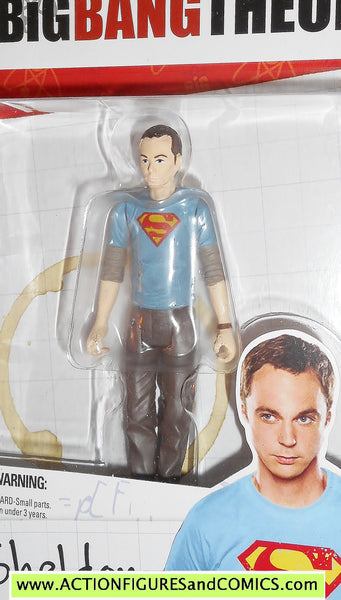Big Bang Theory SHELDON COOPER Superman variant bif bang bow toys acti ...