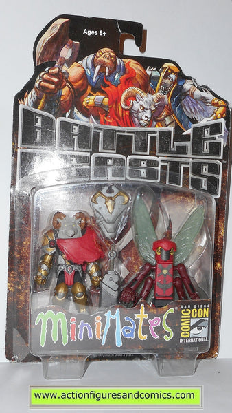 minimates Battle Beasts VORIN ZIK action figures hasbro art asylum moc ...