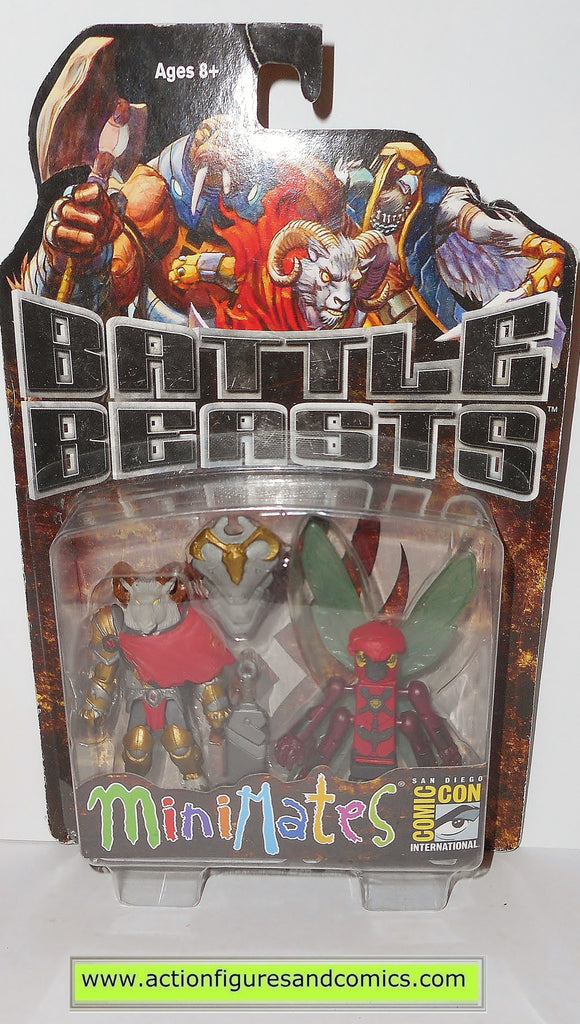 minimates Battle Beasts VORIN ZIK action figures hasbro art asylum moc ...
