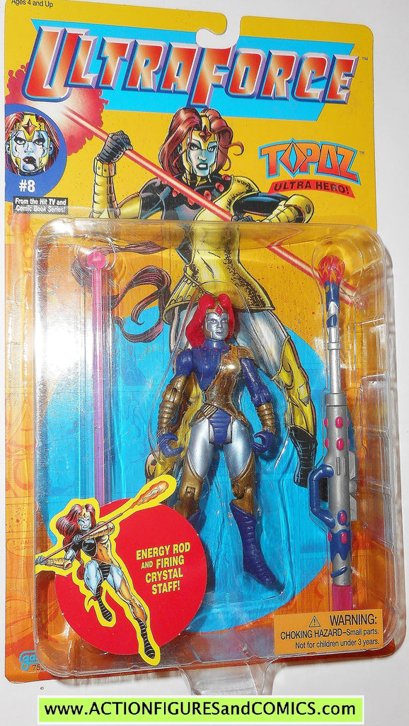 Ultraforce TOPAZ 1995 #10 galoob action figures ultraverse malibu moc ...