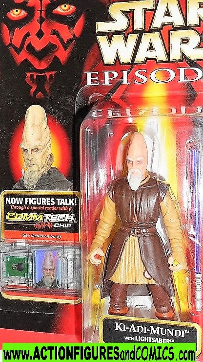 star wars action figures KI ADI MUNDI episode I 1999 toys moc ...