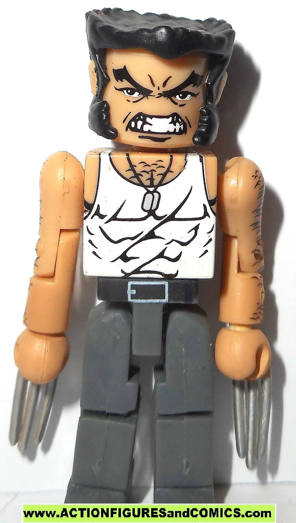 minimates WOLVERINE CIVILIAN LOGAN wave 5 series x-men toy figure ...