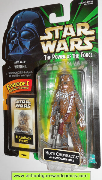 star wars action figures CHEWBACCA HOTH flashback power of the force 1 ...